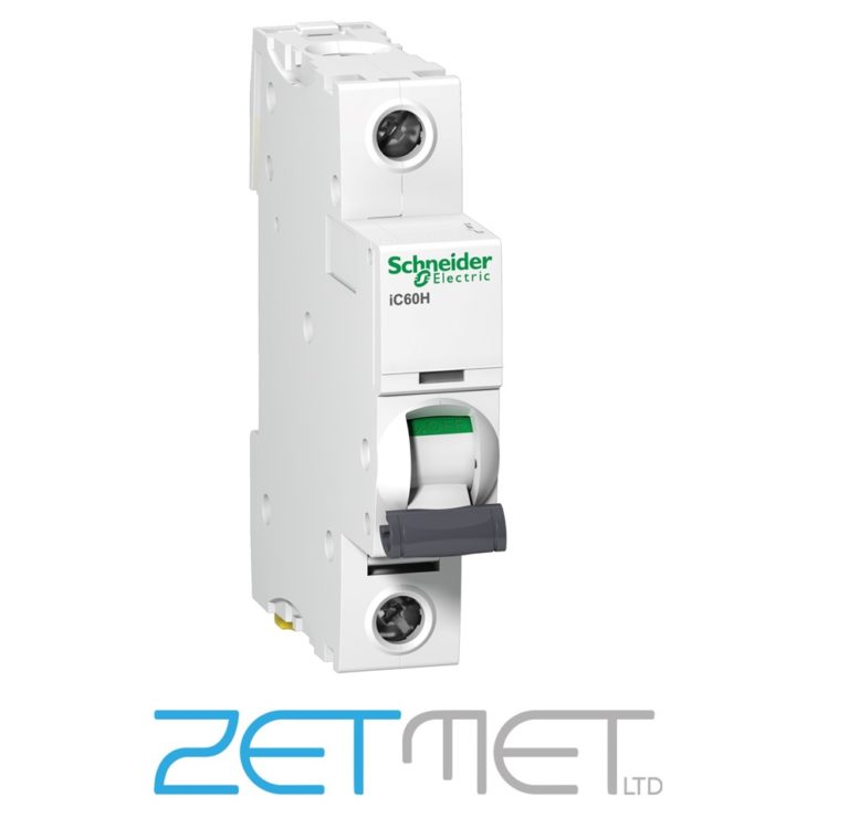 Schneider Acti 9 iC60H A9F54132 32 Amp Type C Single Pole 10kA 240V Miniature Circuit Breaker MCB