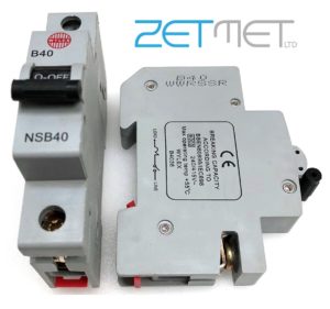 Wylex NSB40 40 Amp Single Pole Type B 6kA 230V Miniature Circuit Breaker MCB | Electrical ...