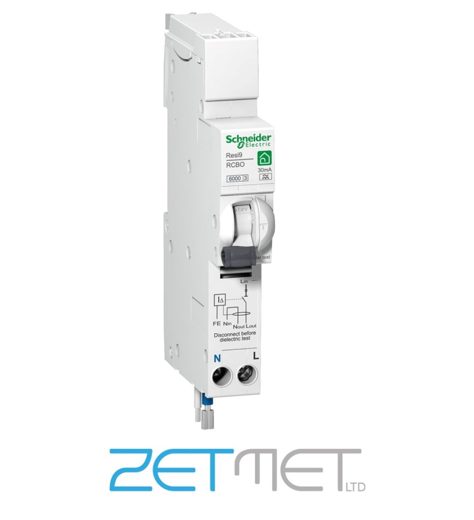 Schneider Resi 9 R9D87820 20 Amp Type B Single Pole 30mA 230V RCBO ...