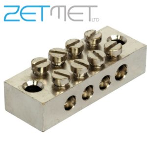 4 Way Metal Earth Terminal Connection Block | Electrical Discounted ...