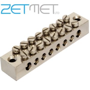 8 Way Metal Earth Terminal Connection Block | Electrical Discounted ...