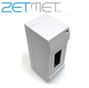 Castlec 2 Module Empty DIN Rail Plastic Enclosure Box | Electrical ...