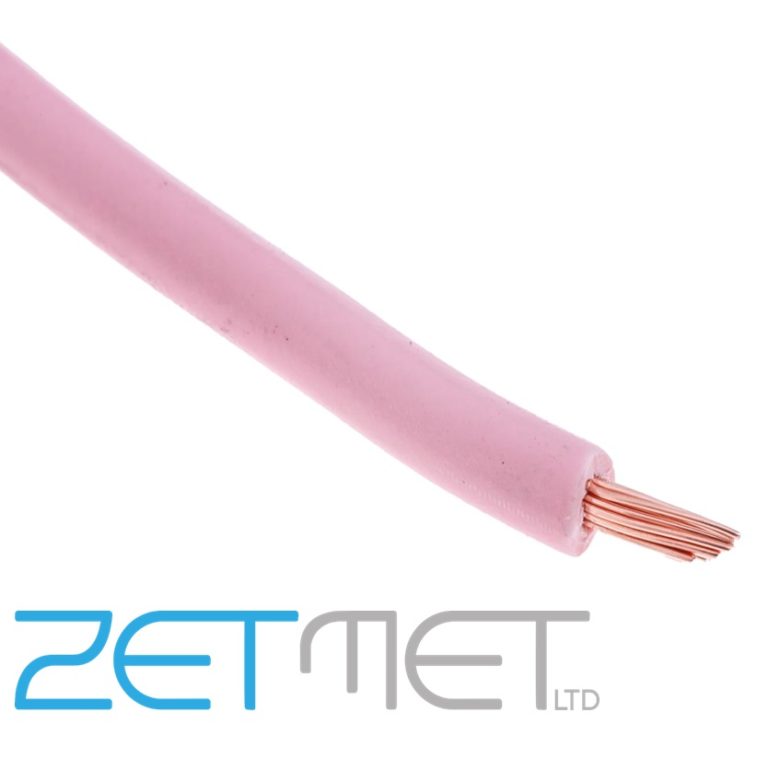 2.5mm Pink Tri-Rated Cable Single Core Switchgear Wiring (priced per ...