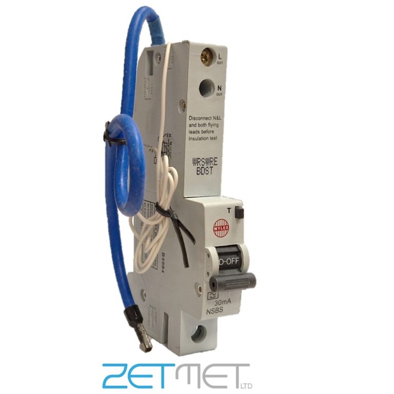 Wylex NSBS6/1 6 Amp Single Pole Type C 6kA 240V 30mA RCBO