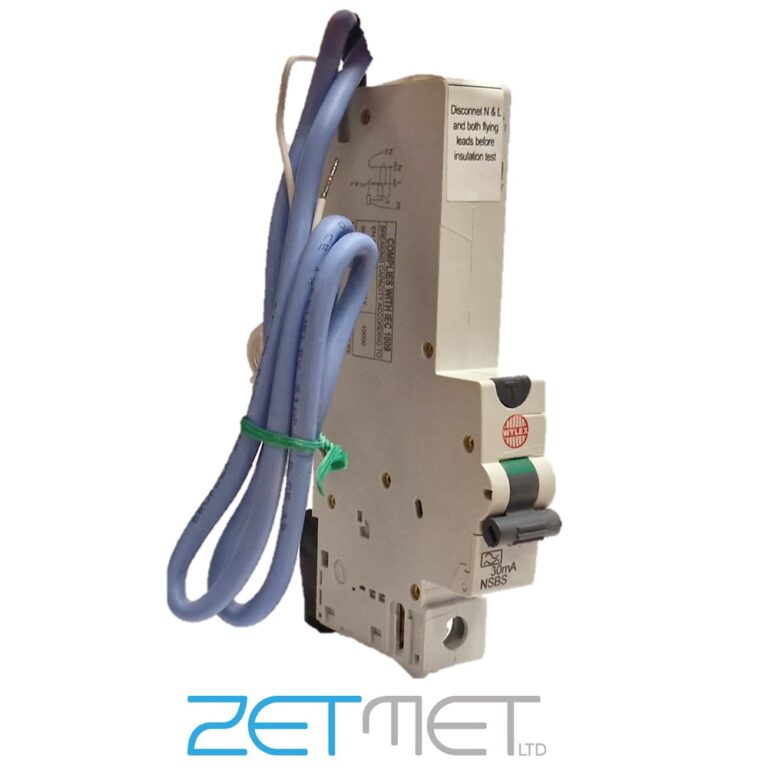 Wylex NSBS6-B/1 6 Amp Single Pole Type B 6kA 240V 30mA RCBO