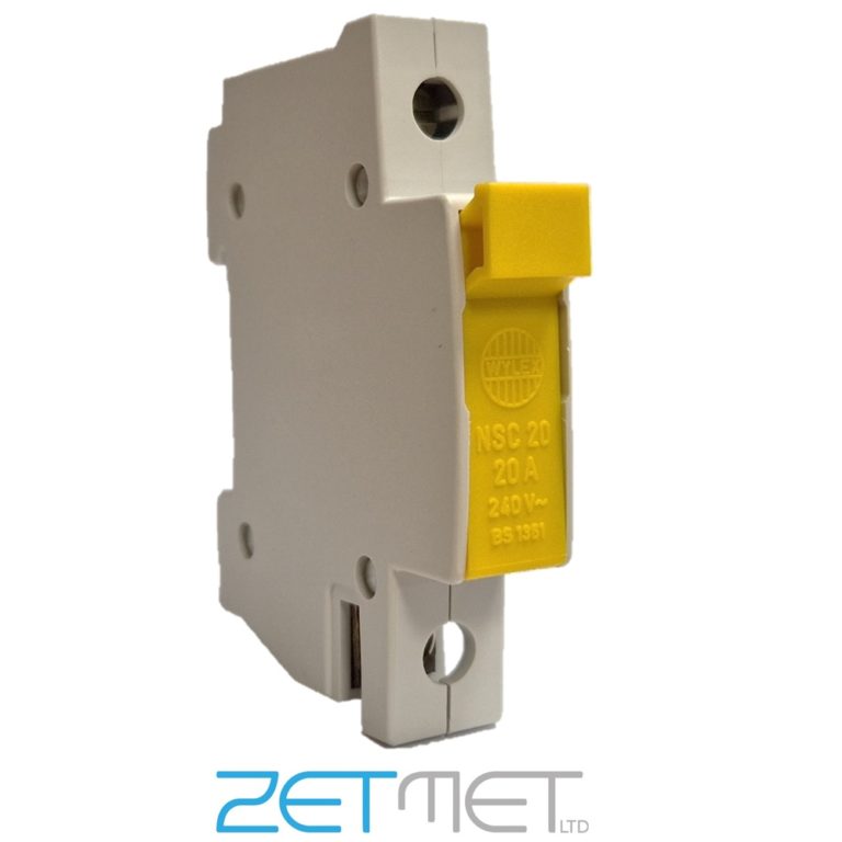 Wylex NSC20 20 Amp 240V HRC Fuse Carrier *FUSE INCLUDED* | Electrical ...