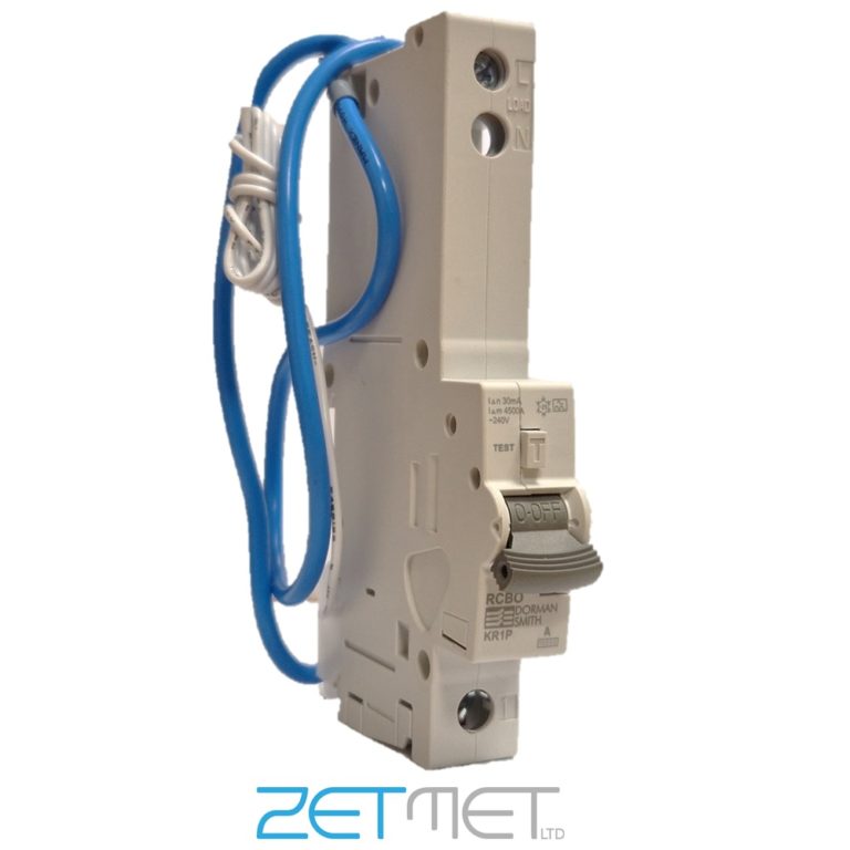 Dorman Smith KR1PC1030A 10 Amp C Curve Single Pole 10kA 240V Type A RCBO
