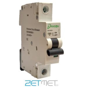 Danson Creator DBZB125 25 Amp Single Pole Type B 10kA 230V Miniature Circuit Breaker MCB