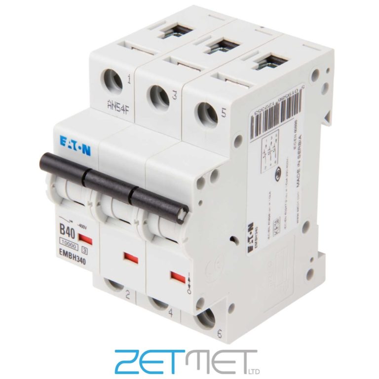 Eaton MEM EMBH340 40 Amp Triple Pole Type B 10kA 400V Memshield 3 ...