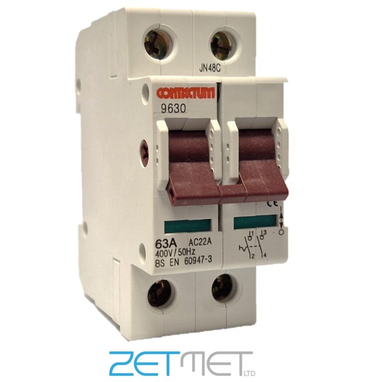 Contactum 9630 63 Amp Double Pole Main Switch Isolator 400V ...