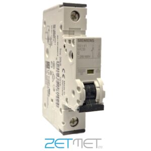 Siemens 5SY4106-7 6 Amp Single Pole Type C 10kA 230V Miniature Circuit ...