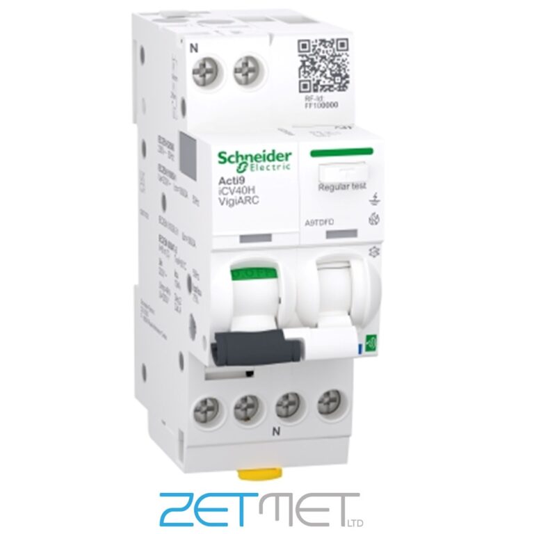Schneider Acti 9 iCV40H A9TDFD606 6 Amp 30mA 230V 10kA Arc Fault ...