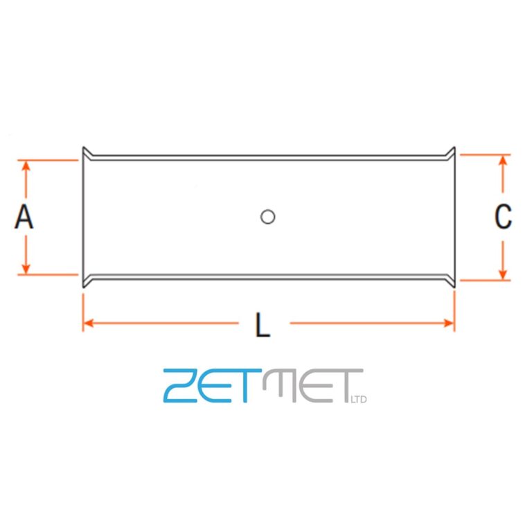 120mm² Copper Cable Butt Tube Connector
