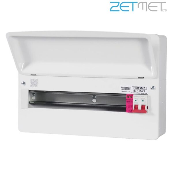 FuseBox F3 Series F3015MZ 15 Way 100A Main Switch Metal Consumer Unit ...