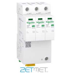 Schneider Acti 9 A9L8F461 3P+N Type 2+3 iPRD F40r Surge Arrester w ...